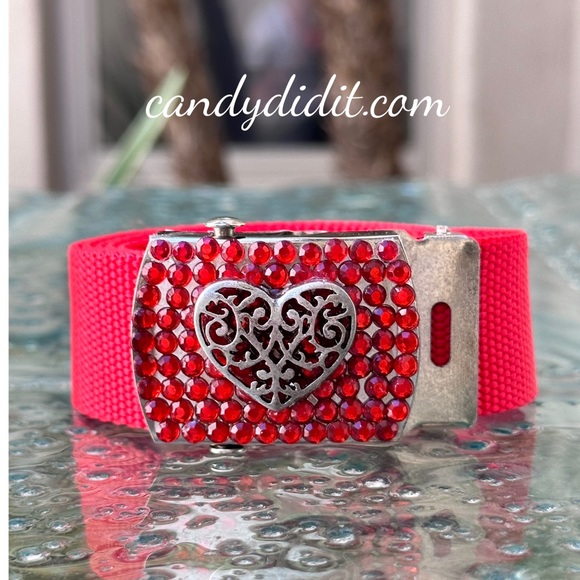 Candy Did It! | Accessories | Nwt Candy Did It Handmade Heart Red ...